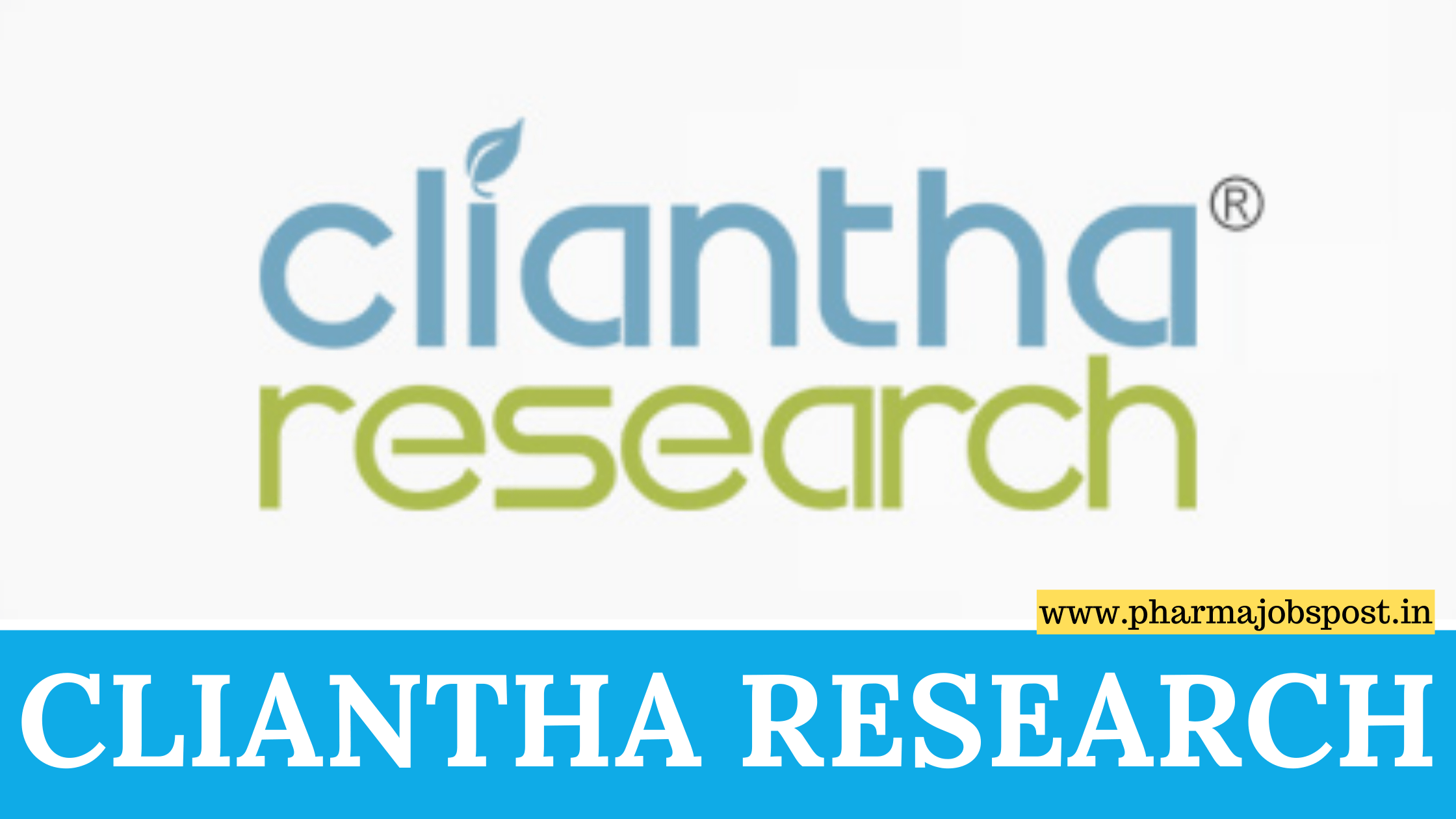 Cliantha Research Walk In Interviews For Analyst - Large Molecule Lab ...