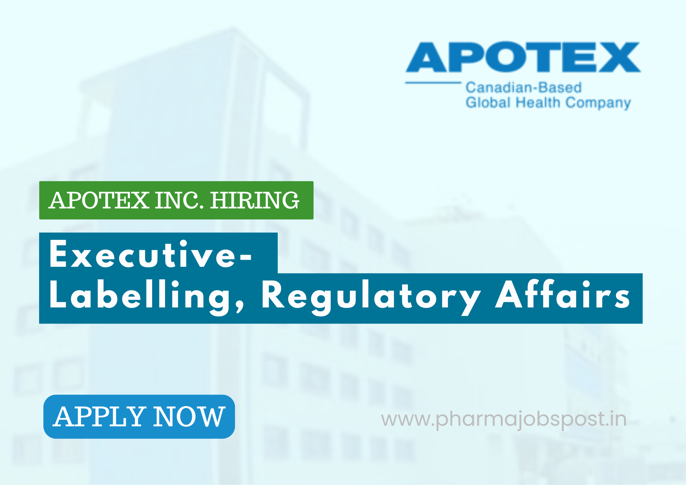 Apotex Inc. Careers: Seeking Executive in Labelling and Regulatory ...