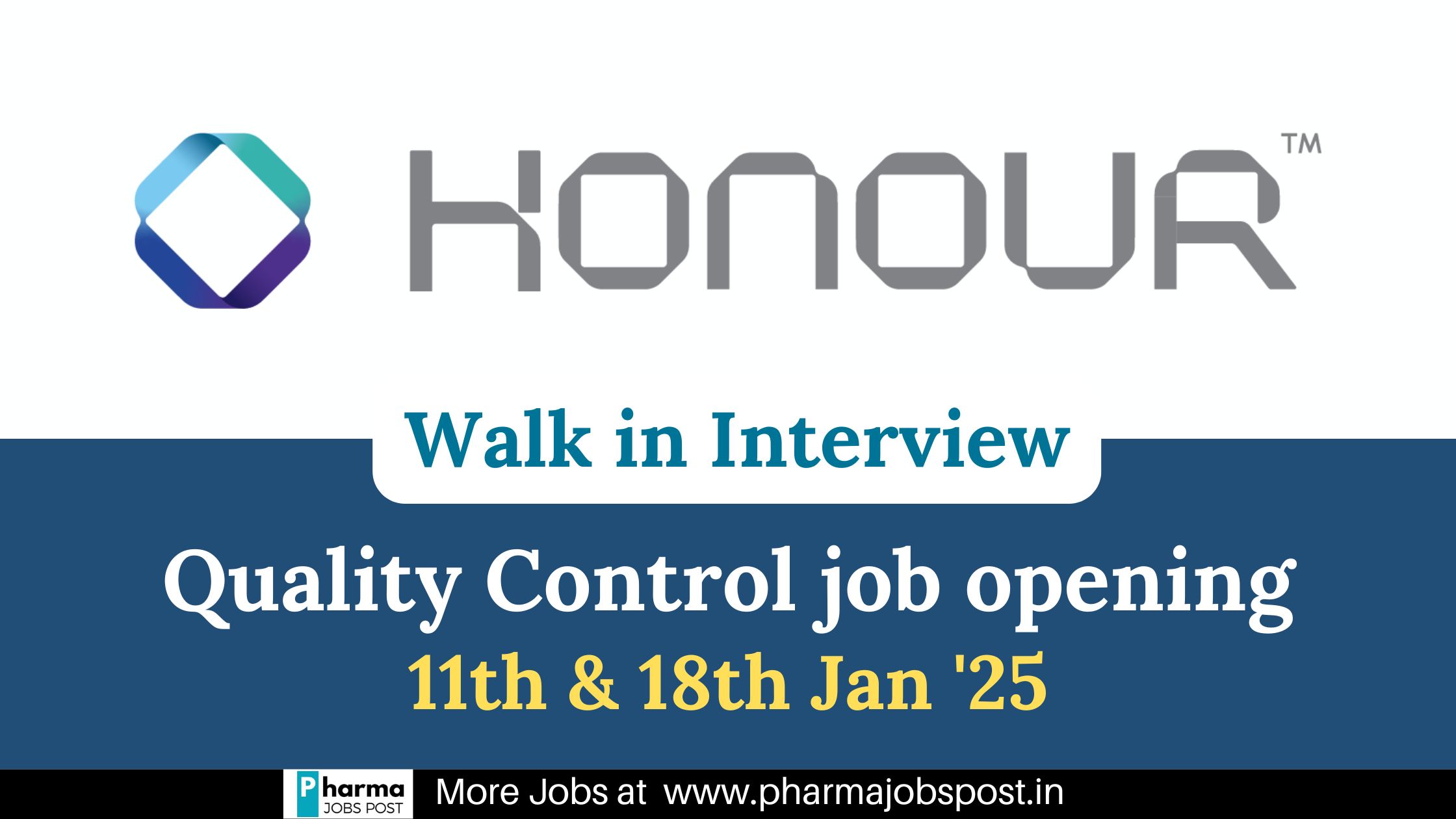 Hiring Alert: Join Honour Lab Limited Walk-in on 11th & 18th Jan '25 ...