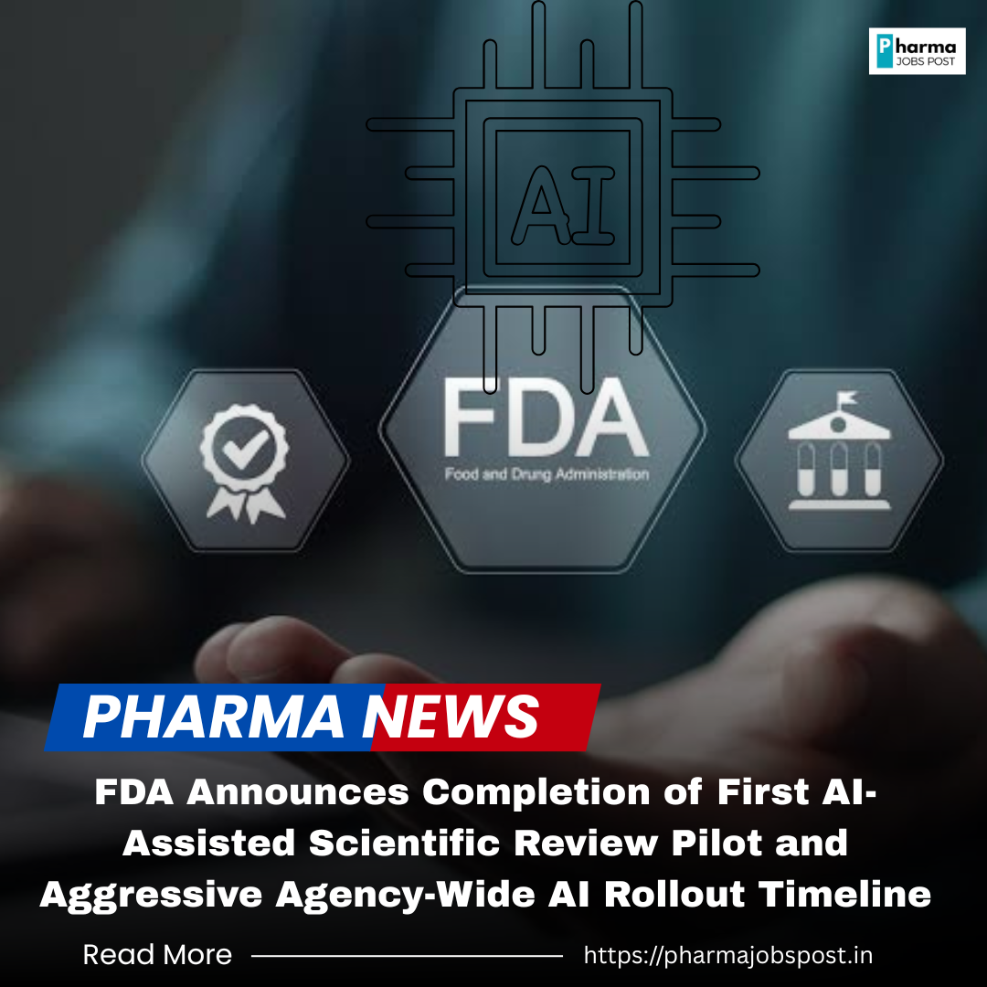 FDA Announces Completion of First AI-Assisted Scientific Review Pilot ...