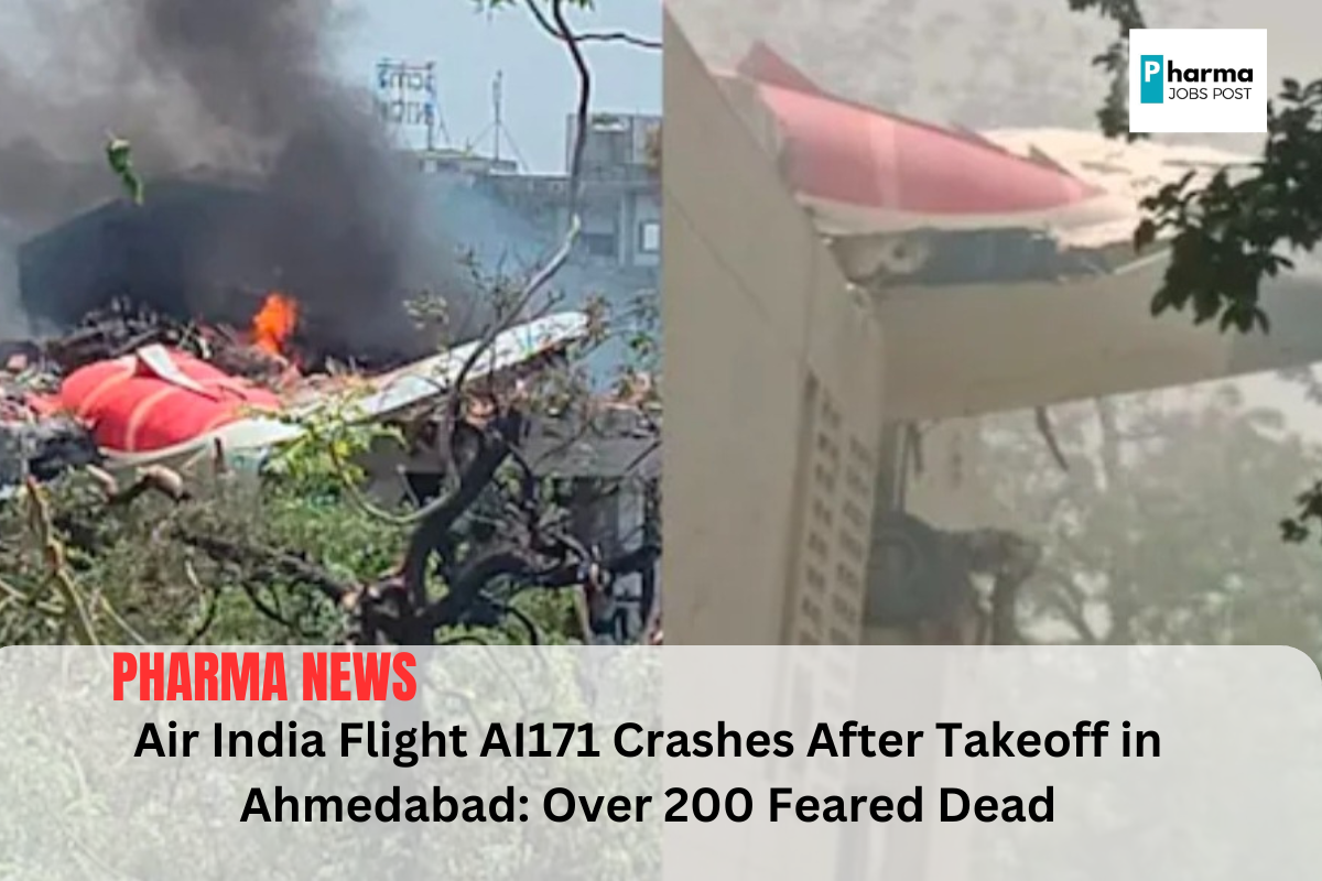 Air India Flight AI171 Crashes After Takeoff in Ahmedabad: Over 200 ...