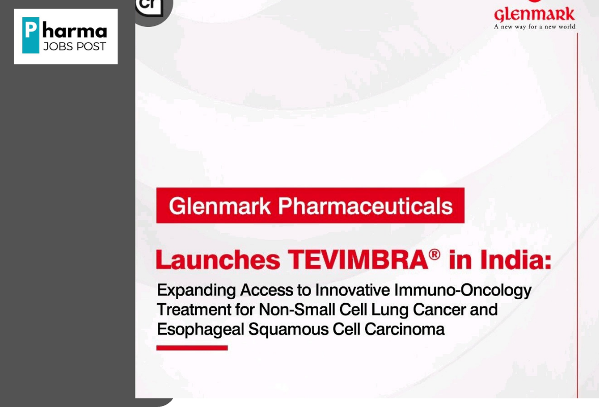 Glenmark Pharmaceuticals Launches TEVIMBRA® in India: Expanding Access ...