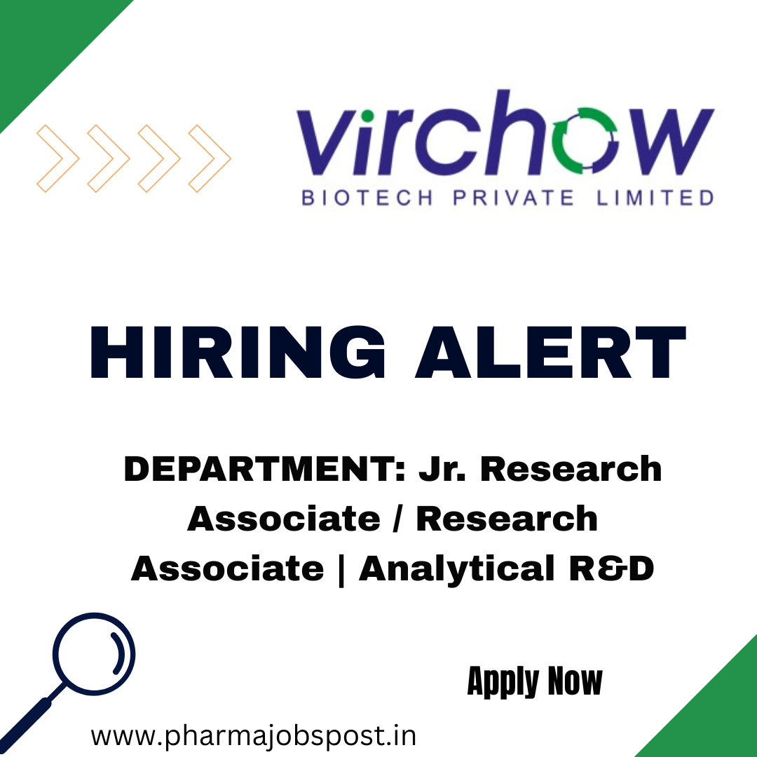 Immediate Hiring – Jr. Research Associate / Research Associate ...