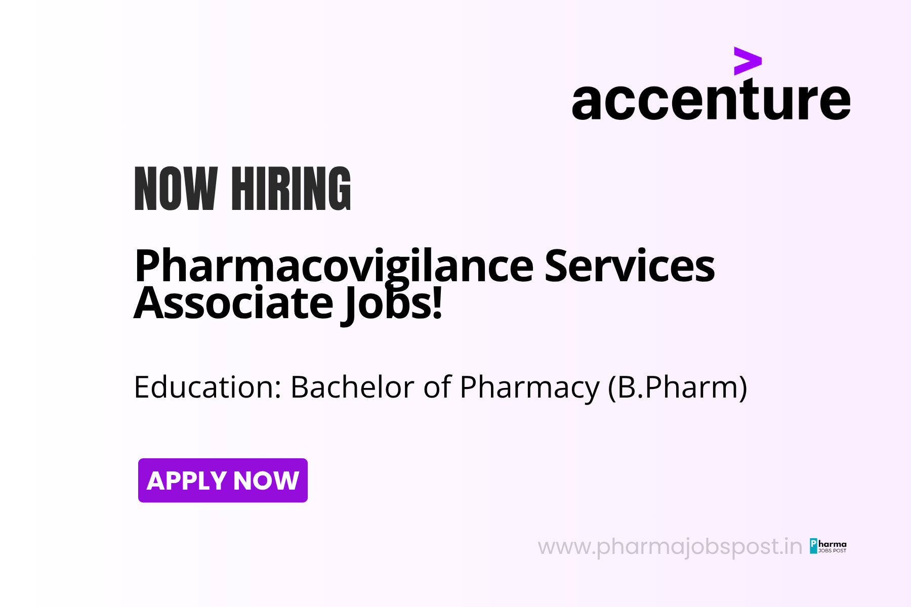 Accenture Hiring Pharmacovigilance Services Associate in Chennai ...