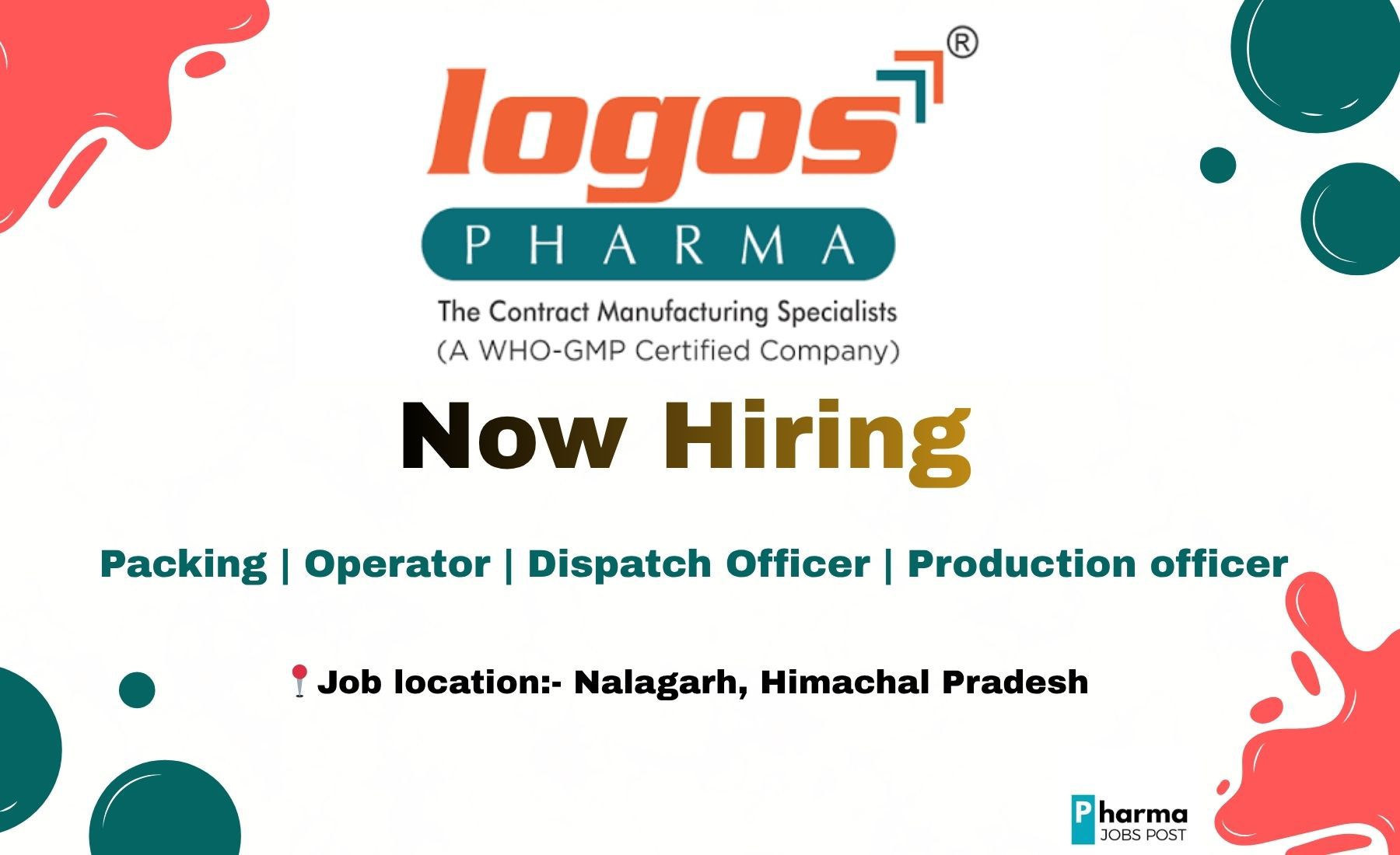 Job Openings at Logos Pharma, Nalagarh – Apply Now! | Pharma Jobs 2025 ...