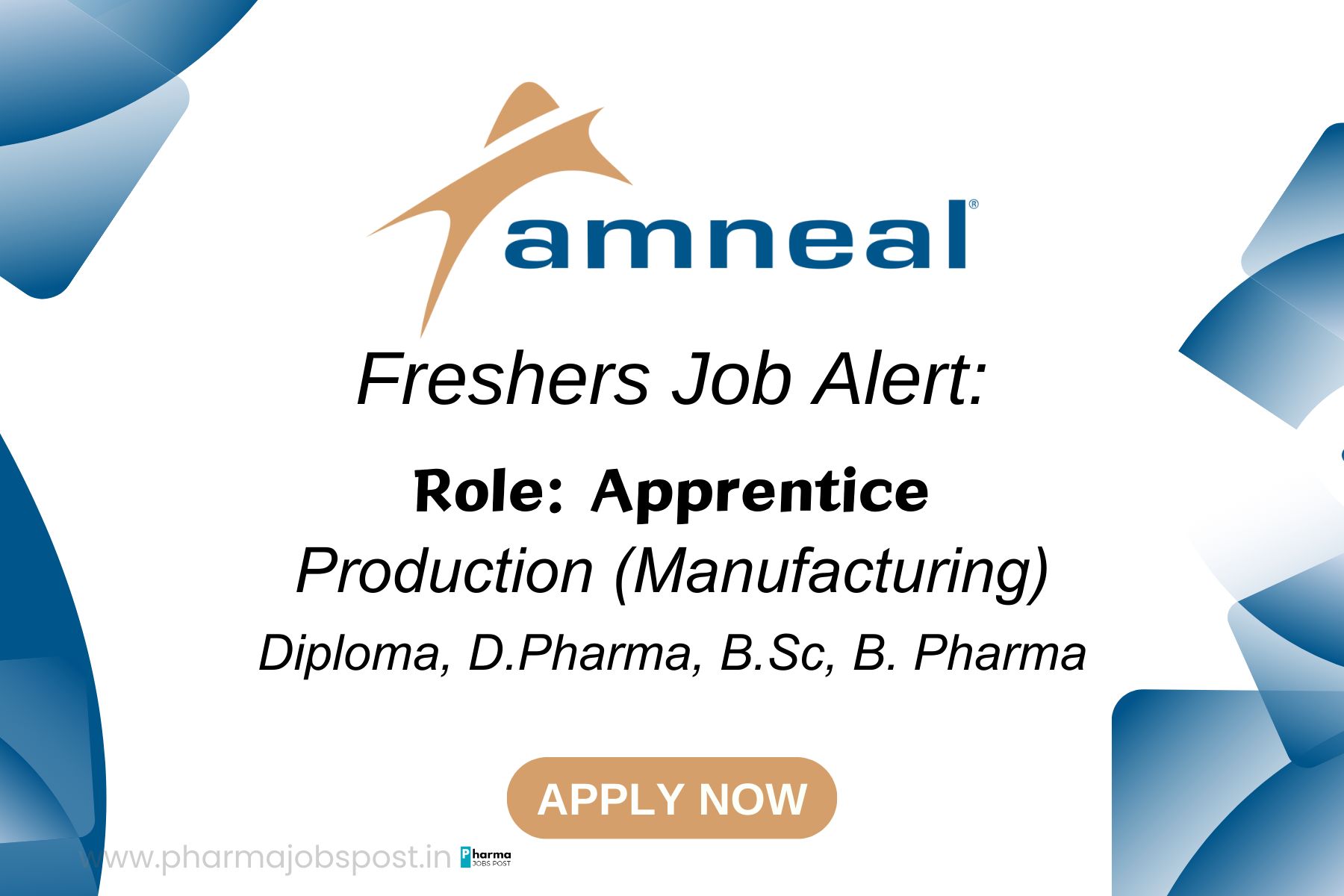 Freshers Job Alert: Amneal Pharma Walk-In Interview in Ahmedabad 2025 ...