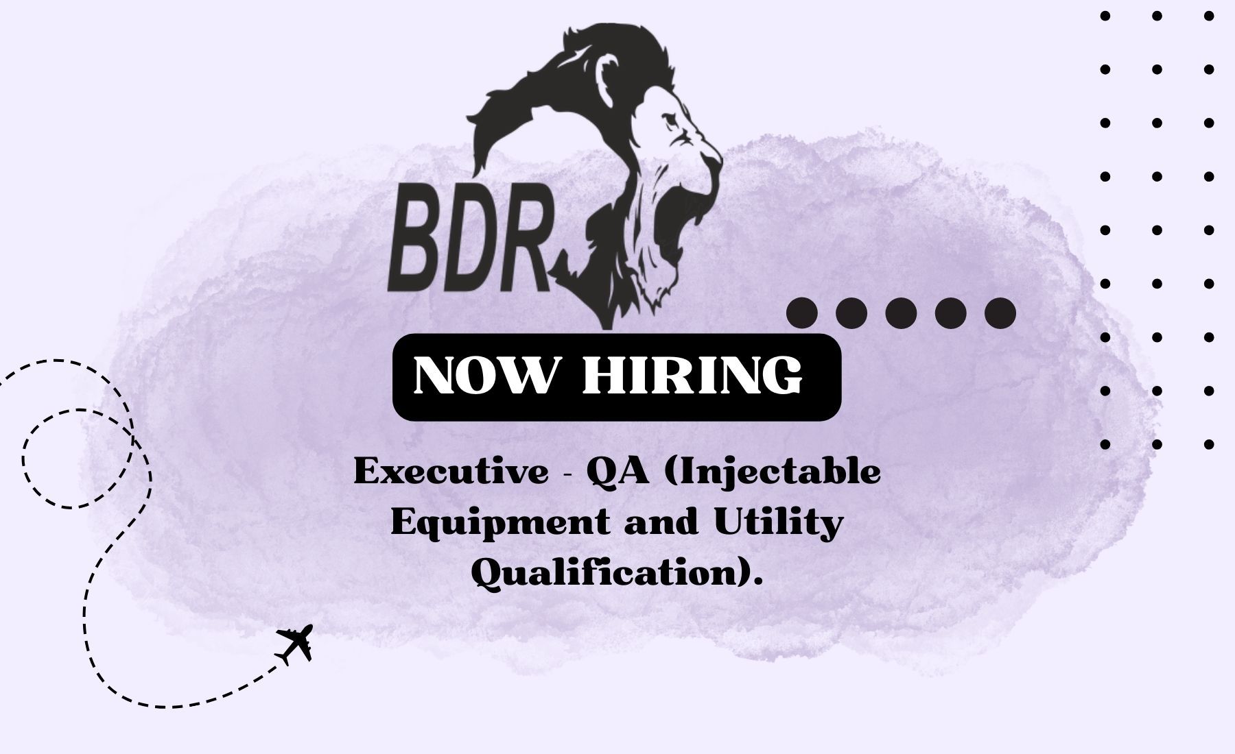 Career Opportunity: Executive – QA (Injectable Equipment and Utility ...