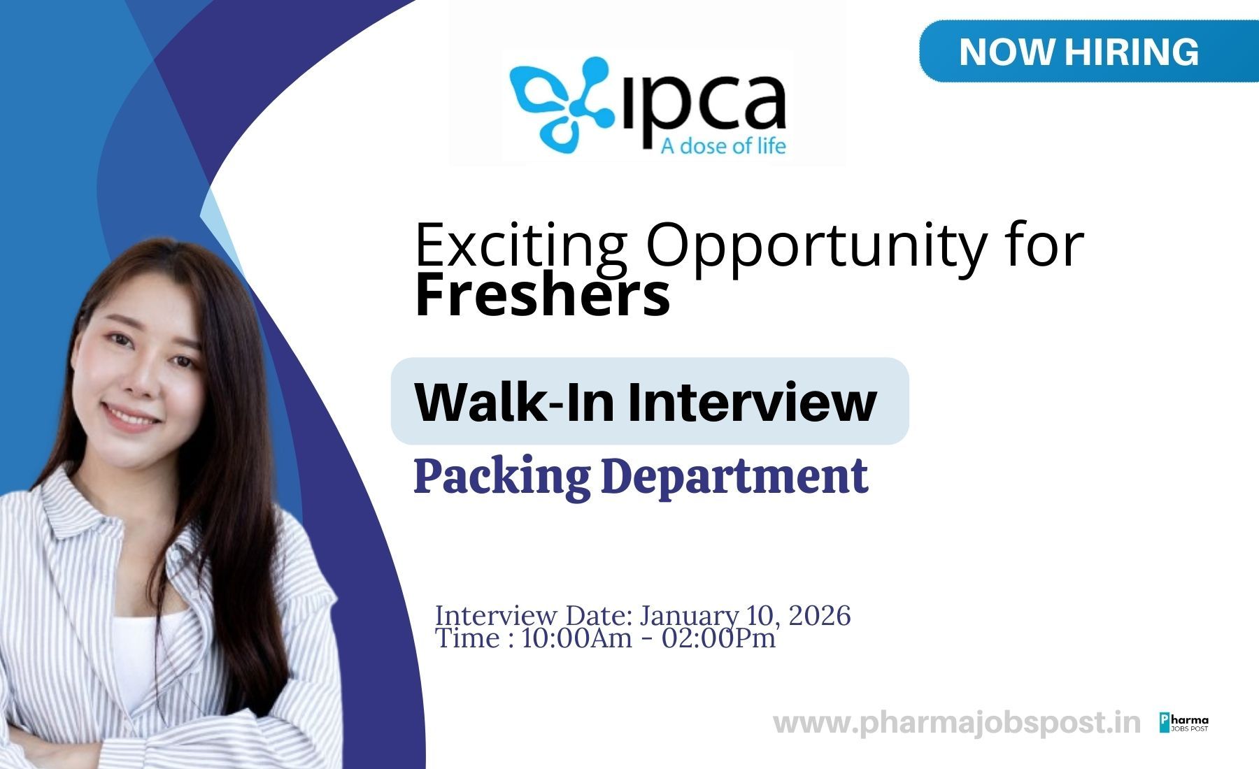 Ipca Laboratories Pithampur Walk-In Interview 2026: Hiring Freshers for ...