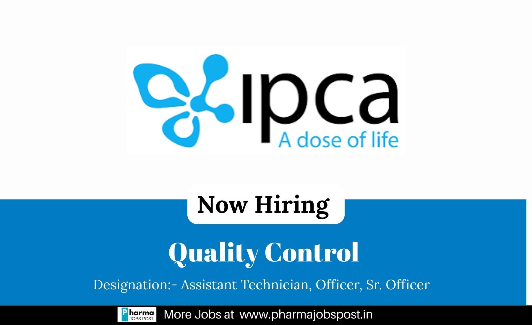 Ipca Laboratories Hiring Now: Exciting Careers in Quality Control ...
