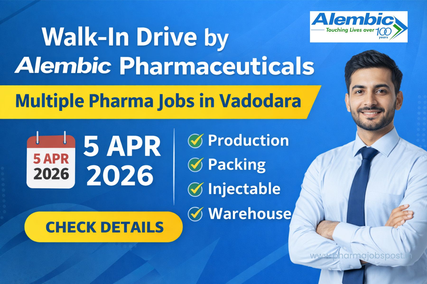 Alembic Pharma Recruitment 2026 | Walk-In for OSD, API, Injectable Job ...