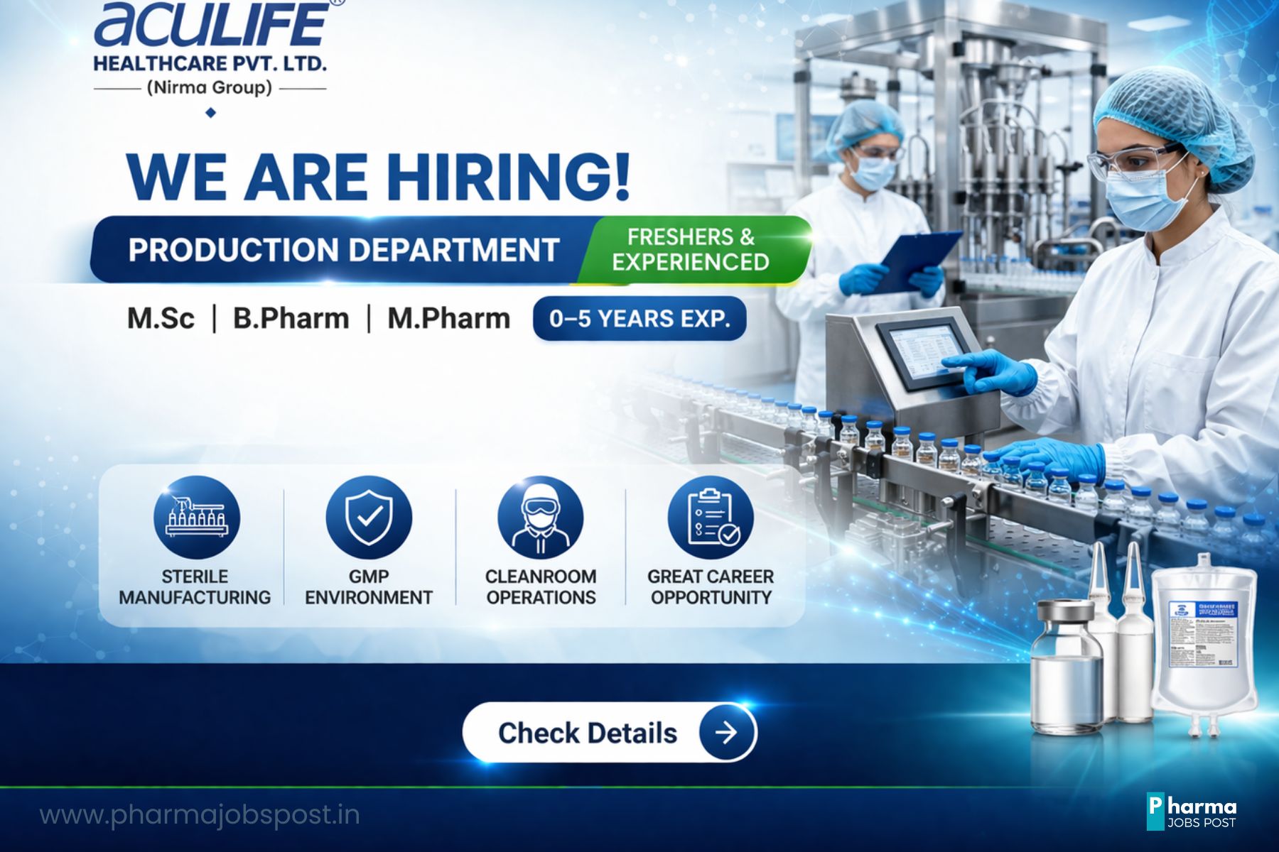 Aculife Healthcare Walk-In Interview 2026 | Freshers Hiring for ...